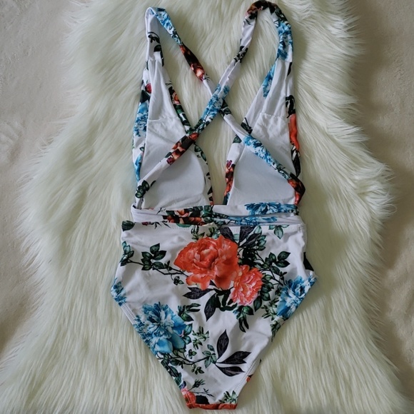 Swim | Floral Sexy Multi Wrap Monokini Onepiece Swimsuit | Poshmark